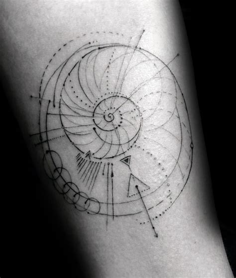 55 Tatuagens Da Espiral De Fibonacci Com O Significado
