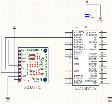 triple axis accelerometer module mma7361 hookup guide