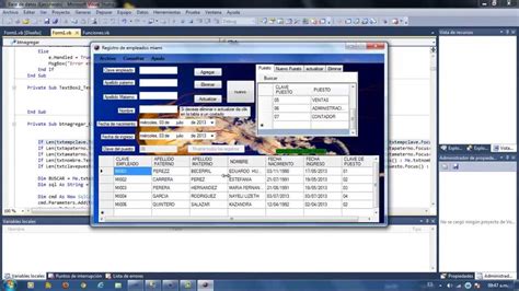 visual basic net 2010 sql base de datos formulario proyecto youtube