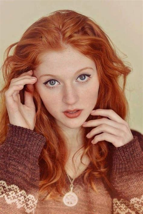 She Is Scottish And Has Red Hair Blue Grey Eyes And Is 21