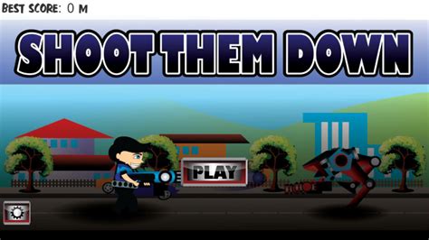 shoot them down a simple shooter game application for