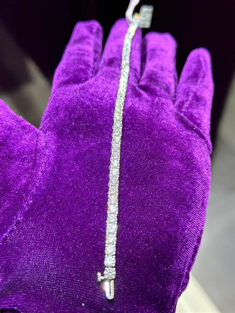 Lab Grown Diamond Tennis Bracelet 8 65 Carats Monica Jewelers