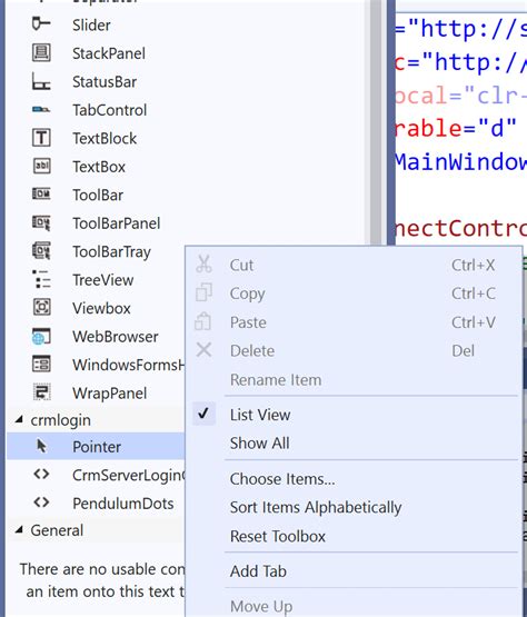 using xrm tooling login control in your wpf applications 2 microsoft