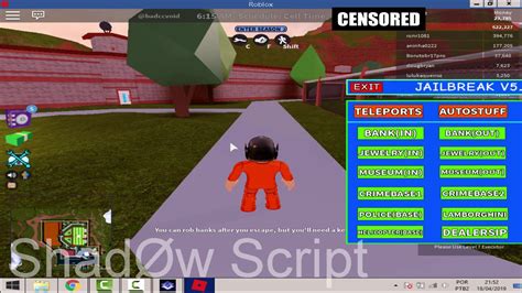 jailbreak script gui op jailbreak afk auto farm script gui