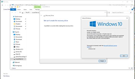 How To Create Windows 10 Recovery Drive