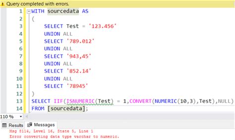 examples for sql cast and sql convert functions