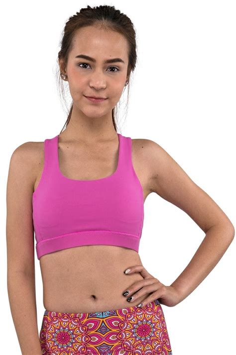 Racerback Dlx สปอร์ตบรา สี Pink