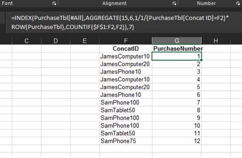 [solved] using excel to to return unique values for identical lookup