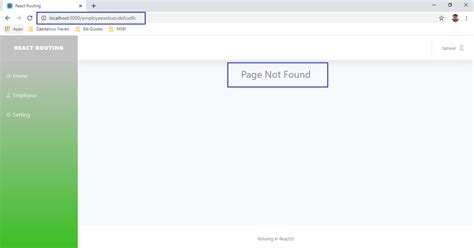 routing in reactjs