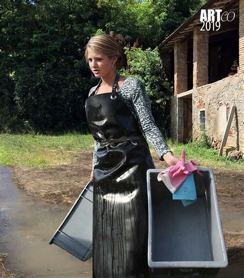 Pin Von Apron Lover Auf Apron Pvc Schürze Plastikschürzen Kittelschürze
