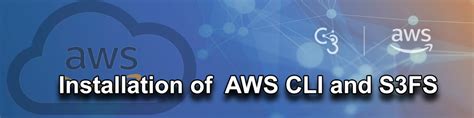 installation of aws cli and s3fs ktexperts