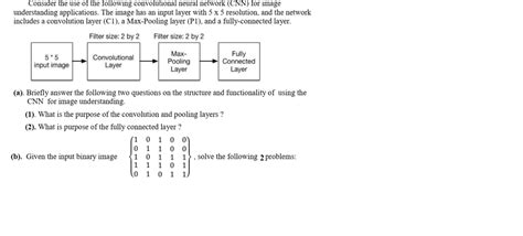 solved consider the use of the following convolutional