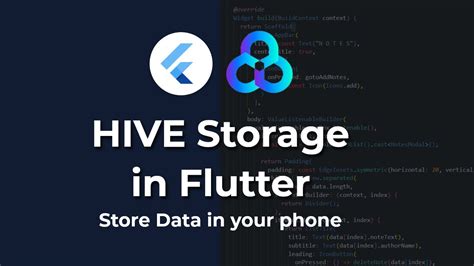 hive storage flutter package of the day 1 youtube
