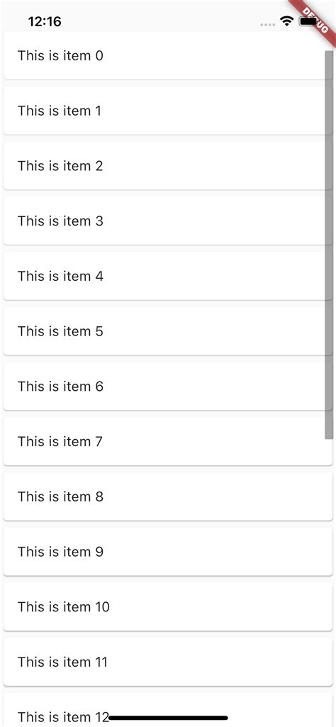 how to add scrollbar to listview in flutter
