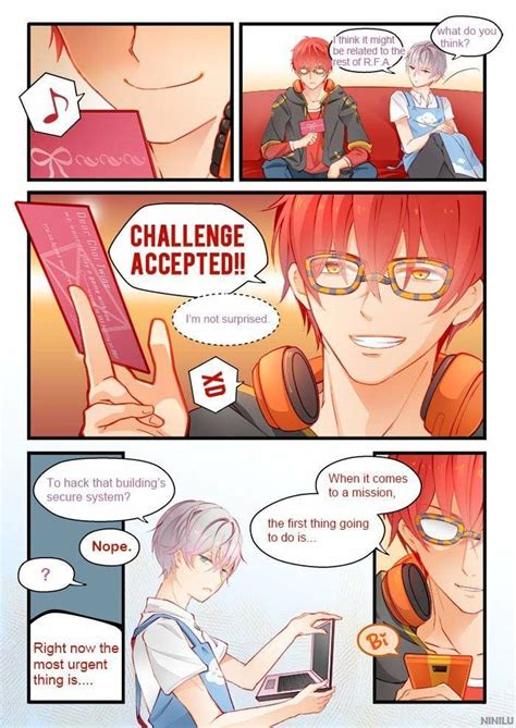Pin De Reem Gamal En Mystic Messenger Mystic Messenger Cómics