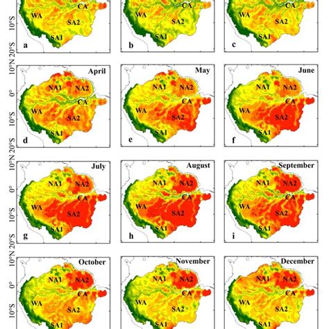The Spatial Pattern Of Correlation Between Seasonality Of Mtvdi And