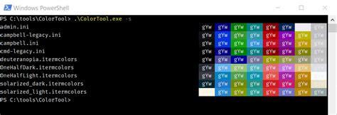 resetting the terminal colors on windows keestalkstech