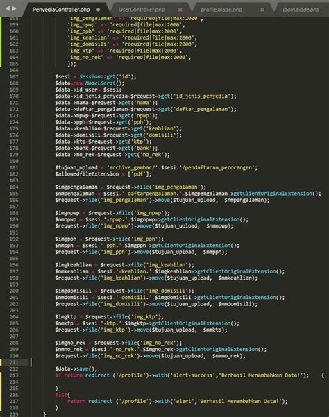 php how to use if else on the laravel controller and display alert