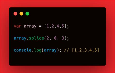 how to insert element based on index in an array by javascript jeep🚙