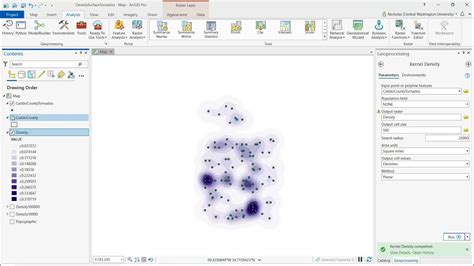 Creating A Density Surface In Arcgis Pro Youtube