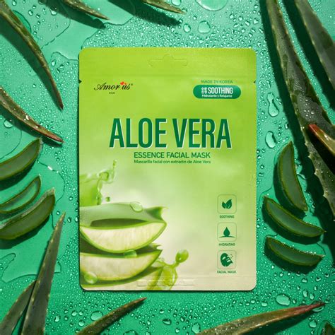 Face Sheet Mask Aloe Vera Amorus Usa
