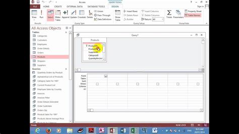 Access 2013 Part 4 Query Alias Field And Aggregate Functions Khmer
