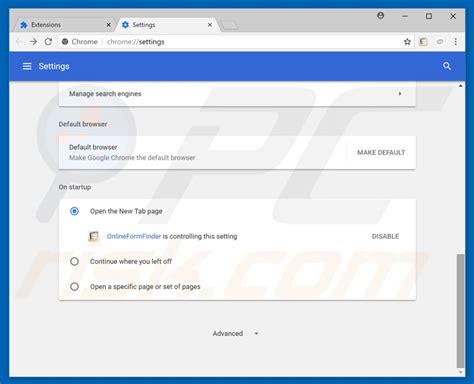 how to get rid of onlineformfinder toolbar virus removal
