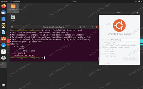 how to restart network on ubuntu 20 04 lts focal fossa linux