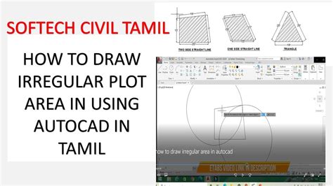 how to draw irregular area in autocad how to design irregular plot