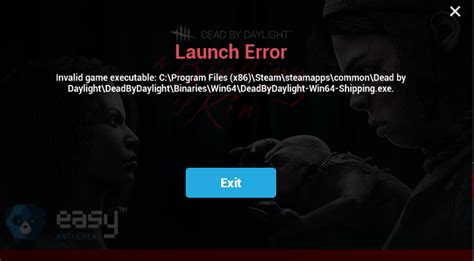 invalid game executable — dead by daylight