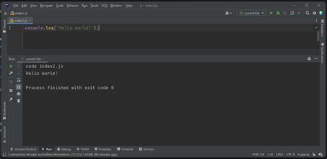 node js app debug via docker ides support intellij platform jetbrains