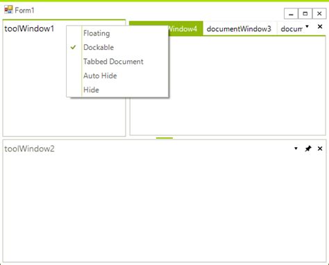 understanding raddock winforms dock control telerik ui for winforms