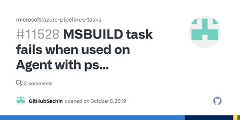msbuild task fails when used on agent with ps constrained language mode