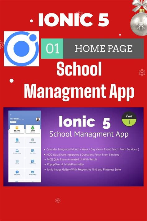 ionic 5 school managment app ionic app responsive grid