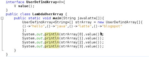 java latte lambda examples and effectively final in java 8