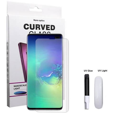 Vidrio Templado Uv Para Samsung S10 Plus Protector Curvo Full Pegament
