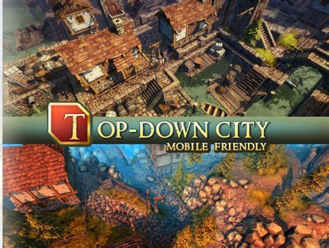 top down city v1 0 game assets for unity and unreal engine