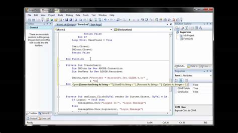 create a new user vb adodb connection method youtube