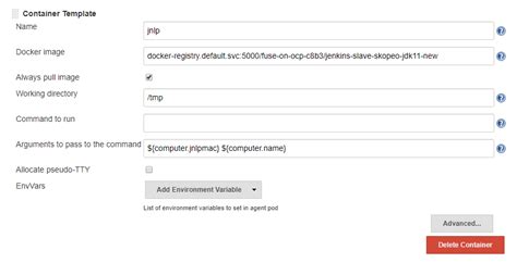 creating a jenkins slave image with maven 3 6 java 11 and skopeo