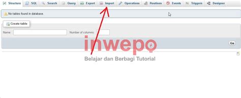 Cara Import Database Mysql Di Phpmyadmin