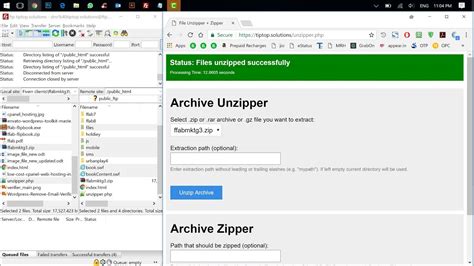 php script unzip file isupercoder