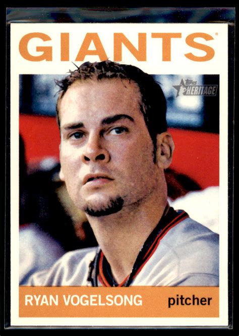 2013 Topps Heritage Ryan Vogelsong 280 San Francisco Giants Ebay