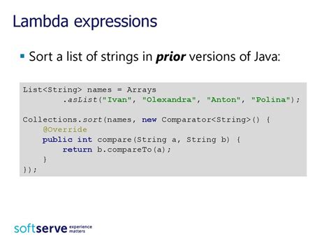 java 8 features online presentation