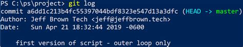 how to revert a commit in git powershell git tutorial
