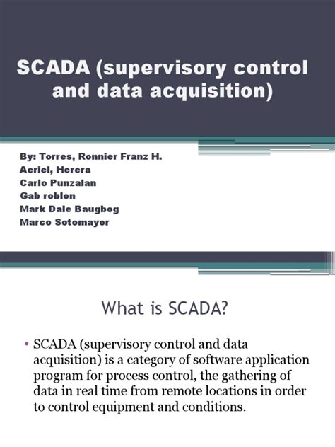 scada pdf scada programmable logic controller