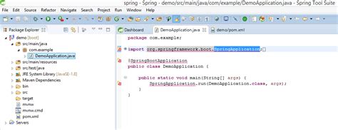 java spring tool suite can t import spring library classes stack