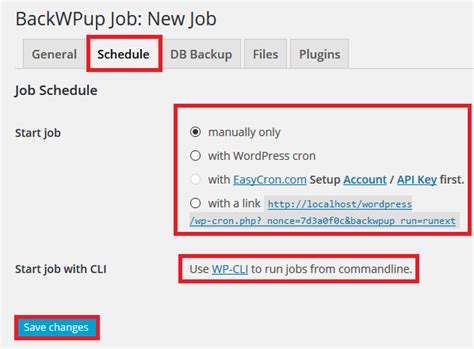 backup restore wordpress using backwpup plugin mbrsolution