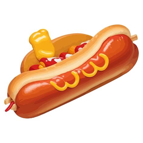 Logotipo De Cachorro Quente Vetor Premium