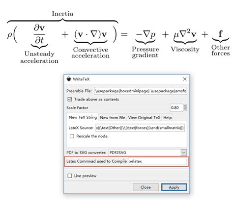 customize latex command writetex