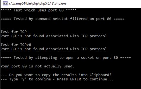php wamp apache won t start port 80 not in use stack